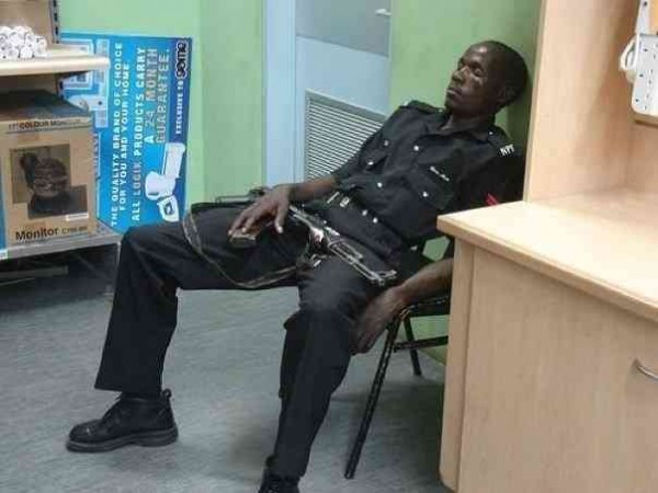 Hilarious Collection of Photos of Police Officers Caught Sleeping While ...