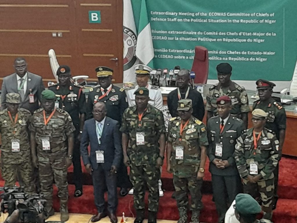 Niger: ECOWAS ready to deploy standby forces — Defence chiefs